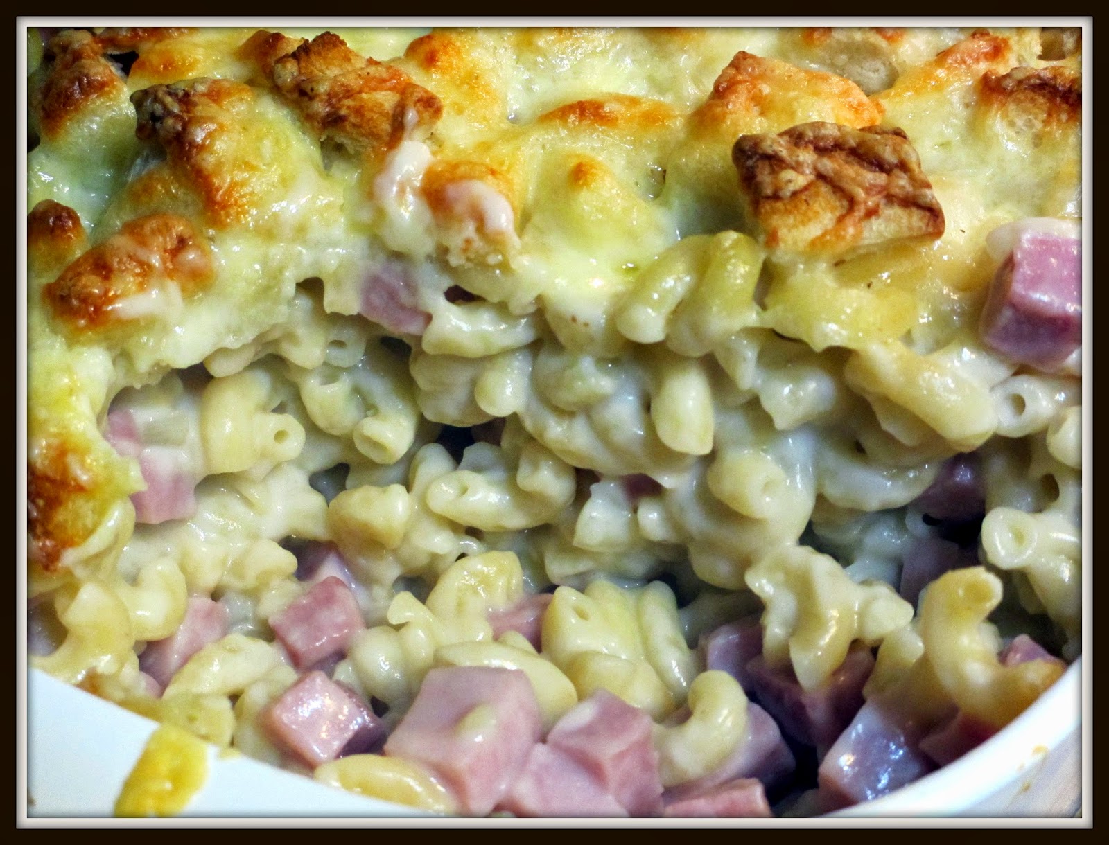 Qu'est-ce qui mijote chez Nance: Macaroni au fromage style Croque-Monsieur