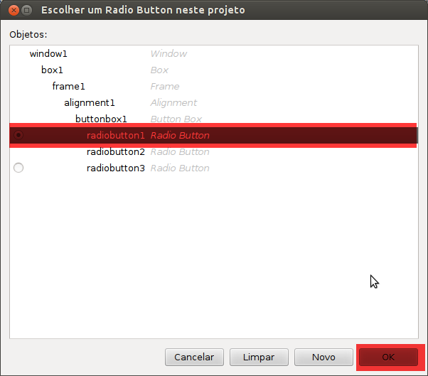 Source Code: Radio Buttons com Glade e PyGObject
