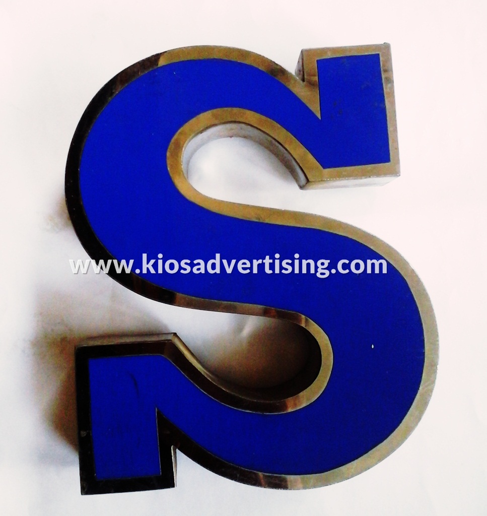 Jasa Pembuatan Huruf Timbul Letter Akrilik dan Stainless Steel Malang ...