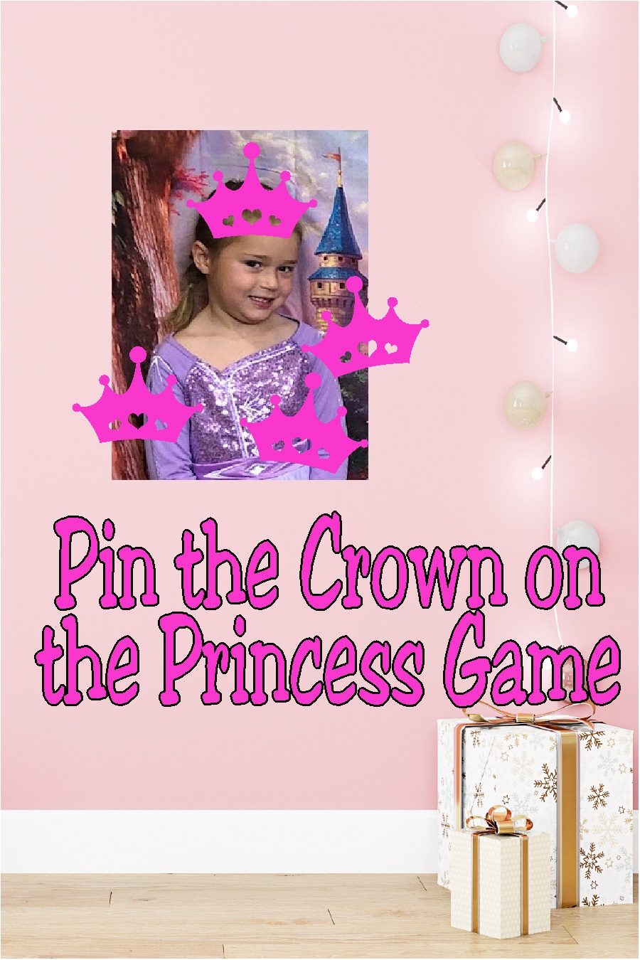 DIY Party Mom: Pin the Crown on the Princess Party Game