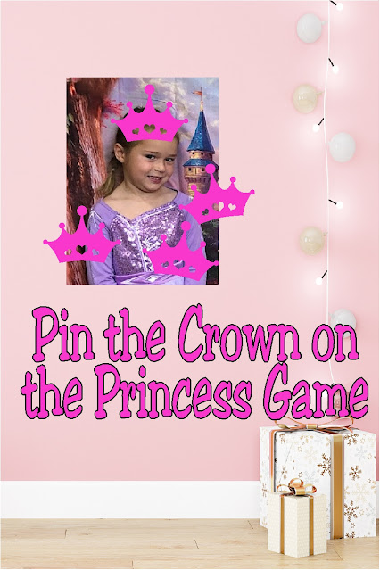 DIY Party Mom: Pin the Crown on the Princess Party Game