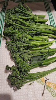 The Gourmet Diabetic: Roasted Broccolette