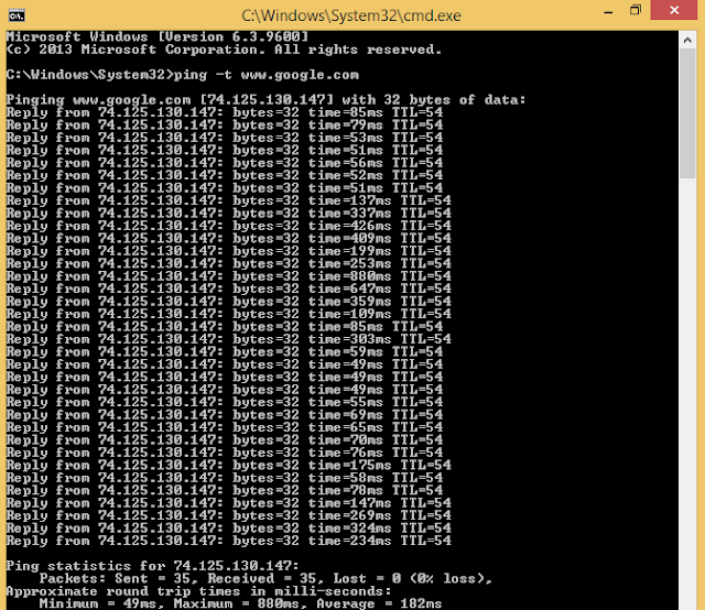 How to RUN a Ping Test?