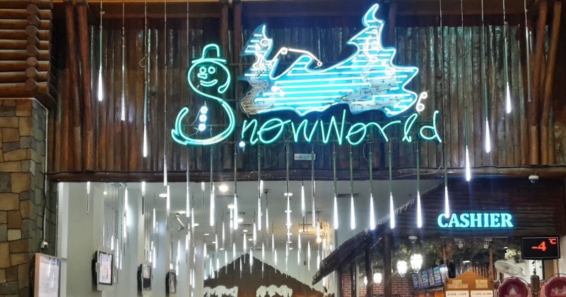 RASAI KESEJUKAN DI SNOW WORLD,WINTER WONDERLAND GENTING HIGHLANDS