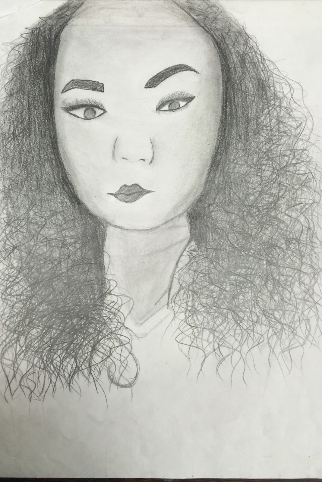 Beauty Behind The Art : Grid Portrait Drawing