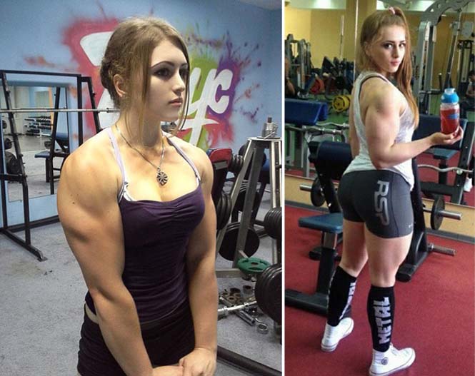 The "muscular Barbie" with the face of an angel. [photos] - Athens Times