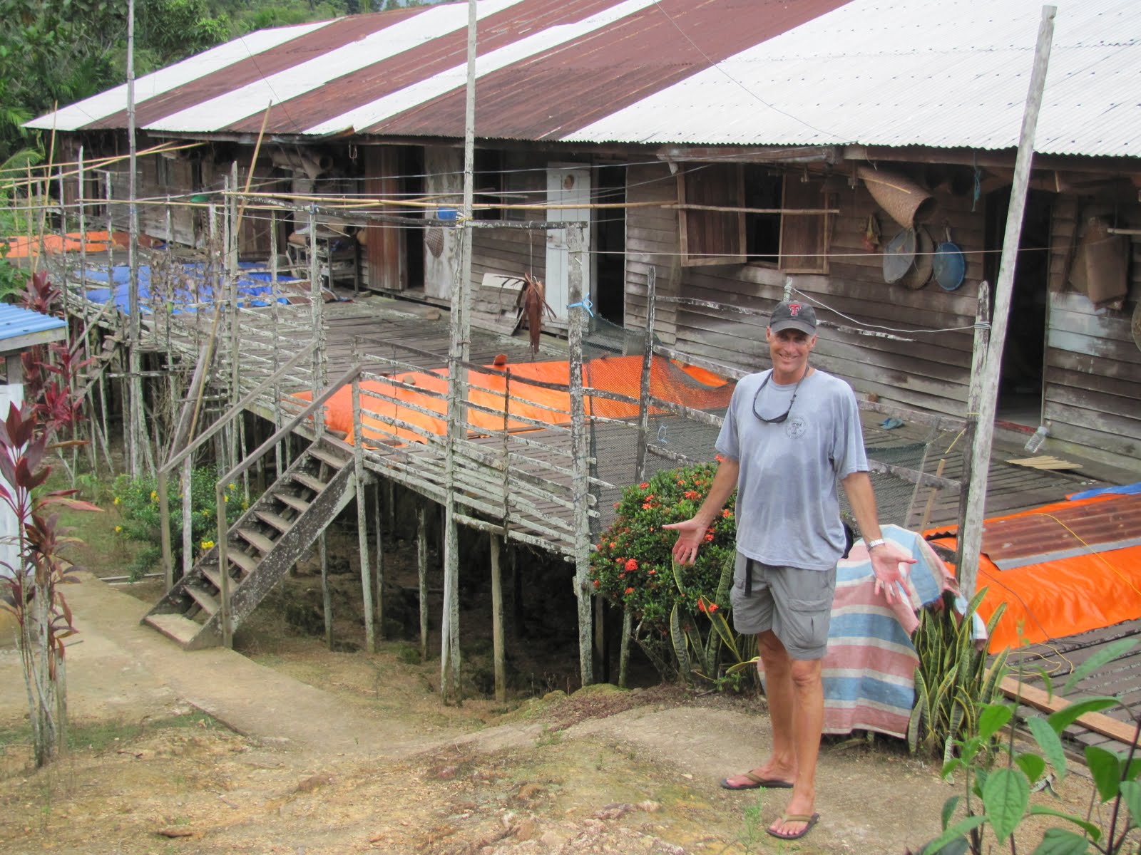 Mark McGinley's Fulbright in Malaysia: Visit to an Iban Longhouse
