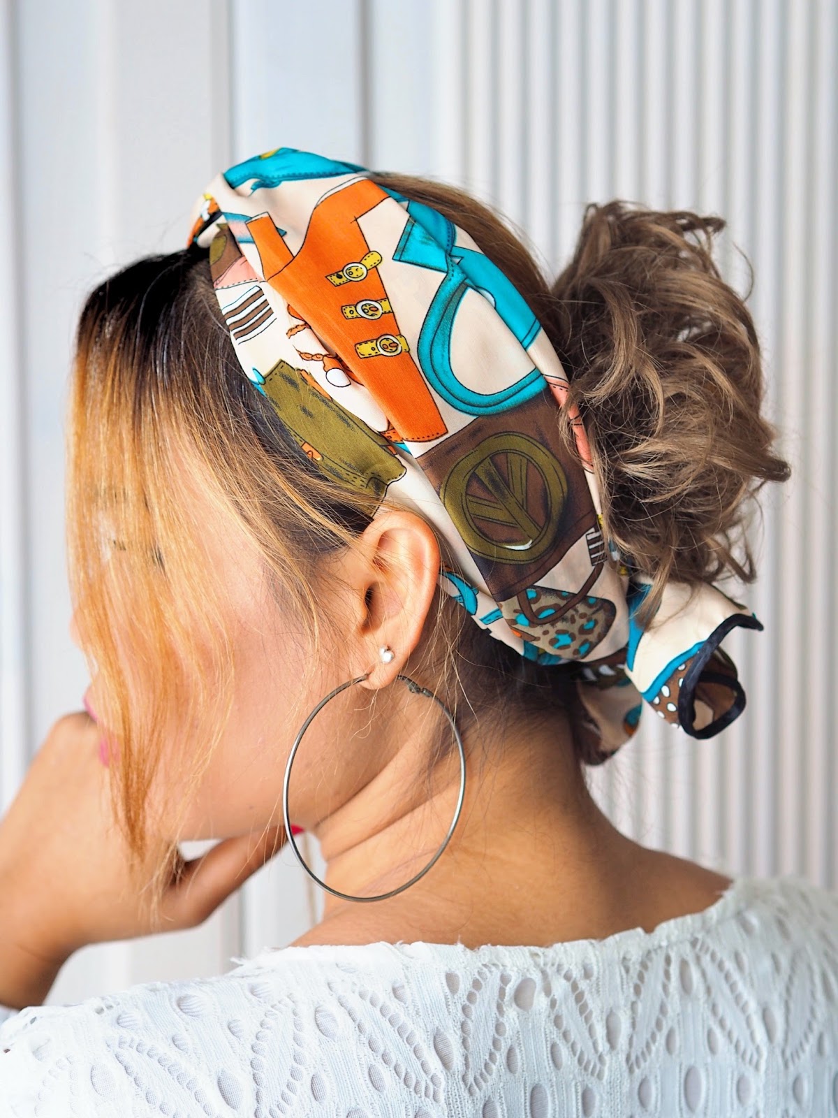 SUMMER VIBES : White Boho Top & Chic Bandana | EuroAsia Trends and Taste