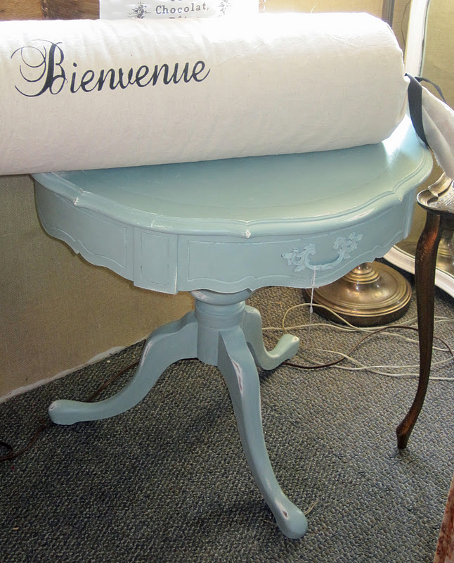 Inspired by you: French drum table makeover
