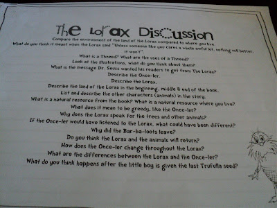 The Lorax Lesson Plan