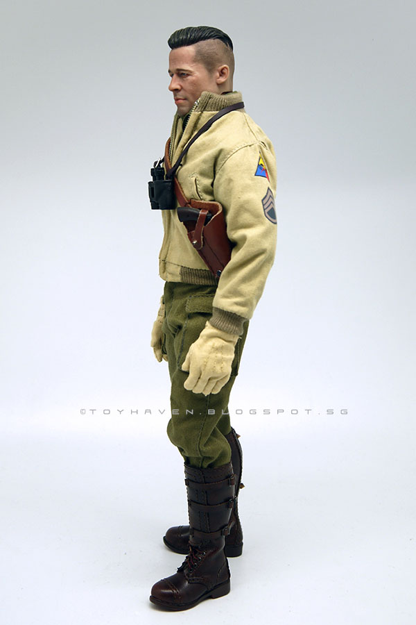 toyhaven: Kitbash 1:6 scale Brad Pitt as WWII U.S. Army staff sergeant ...