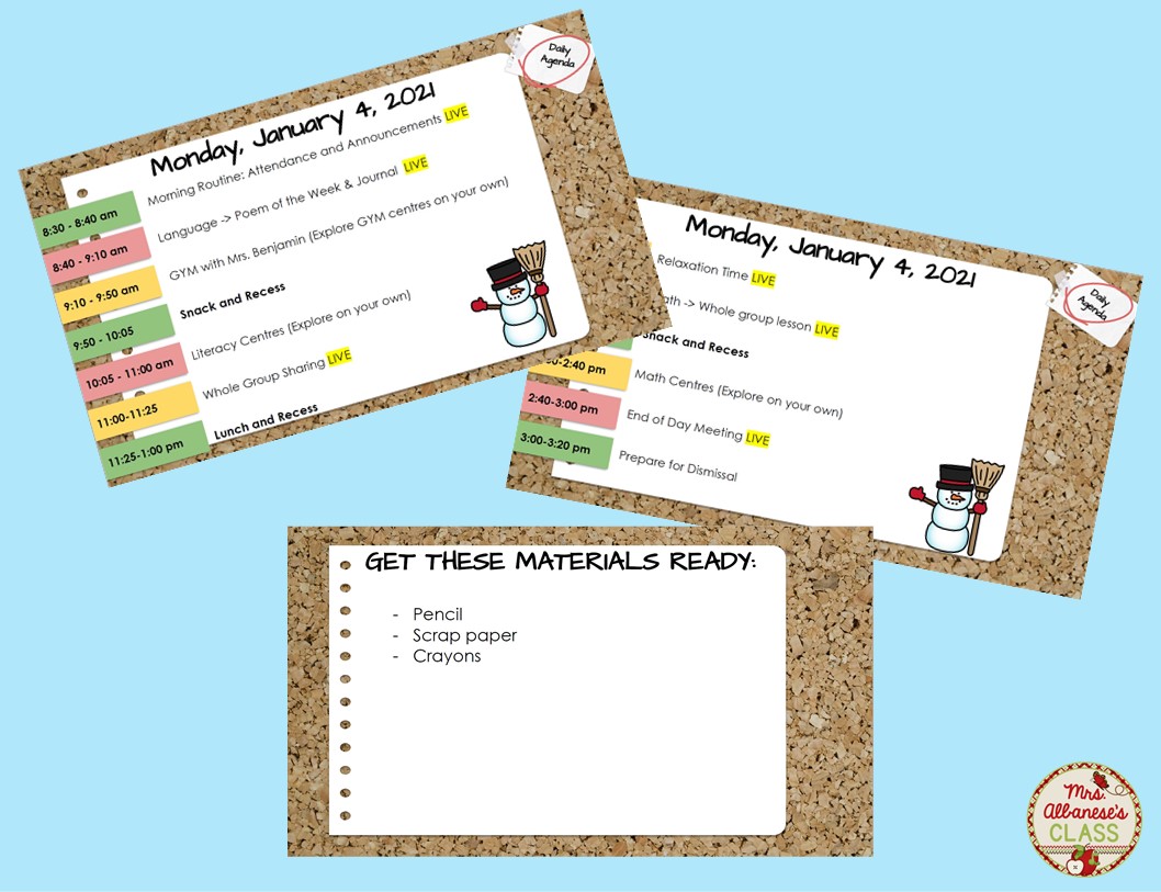 Kindergarten Remote (and Hybrid!) Learning | Mrs. Albanese's ...