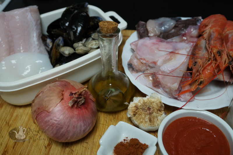Sopa de pescado y marisco - Cocinando con Montse