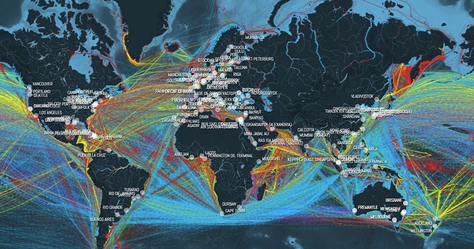 Maximizing Progress: Shipmap ~ Annual Global Maritime Voyages...