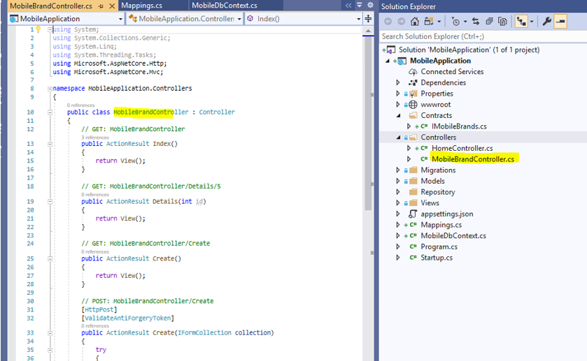 .Net Blog by Asif: Part 21: Dependency injection with Repository pattern
