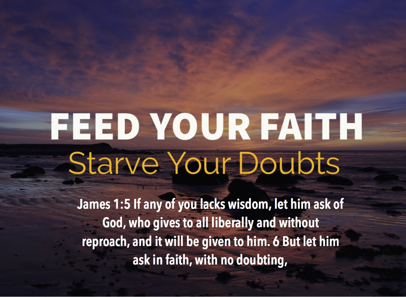 Feed Your Faith. Starve Your Doubts. Firm Foundation with Bryan Hudson