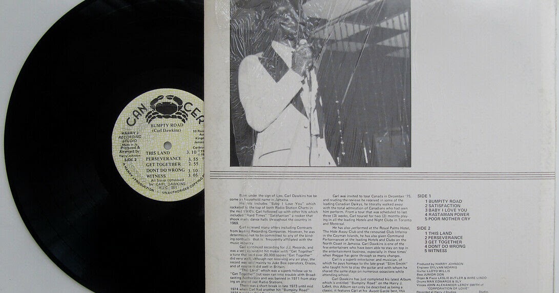 Compartilhando Reggae: Carl Dawkins - Bumpity Road LP Câncer Records ...