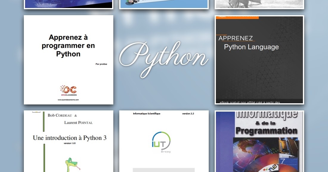 8 livres sur PYTHON - ENSA MAROC : Le plus grand réseau d'ingénieurs au ...