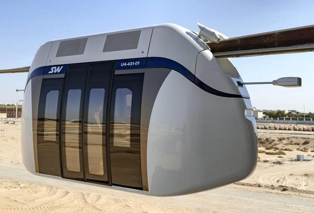Watch: Closer view of Sharjah's Electric Sky Pods