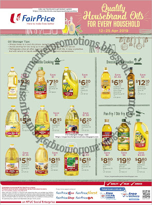 NTUC FairPrice Cooking Oils Promotion 12 - 25 April 2019 ~ Supermarket ...