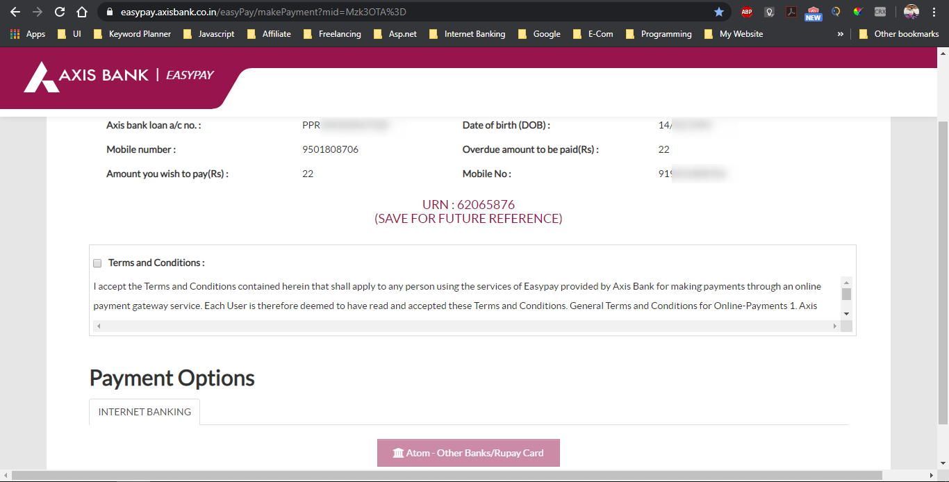Tech Rajput: How to pay Axis Bank Personal Loan EMI online