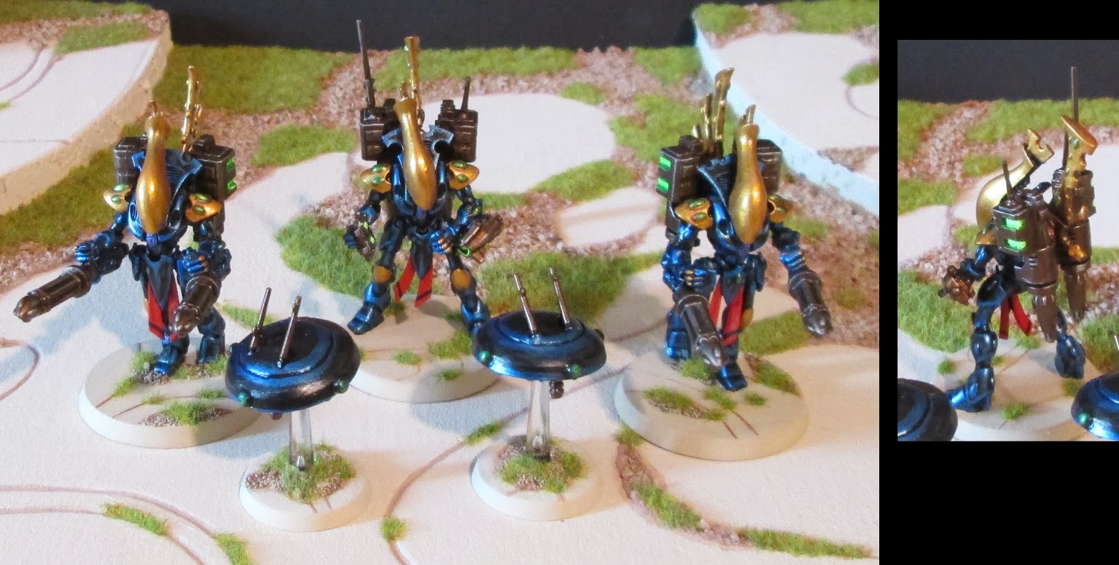 Glenn's GW Minis & Sabers: Wraith construct Tau allies