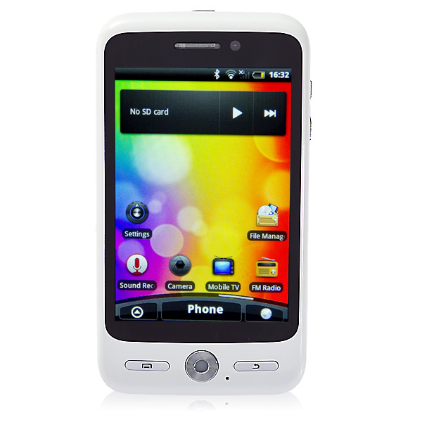 my shows: F610 3.5 inch Android 2.3.6 MTK6573 WIFI Real GPS WCDMA 3G + GSM