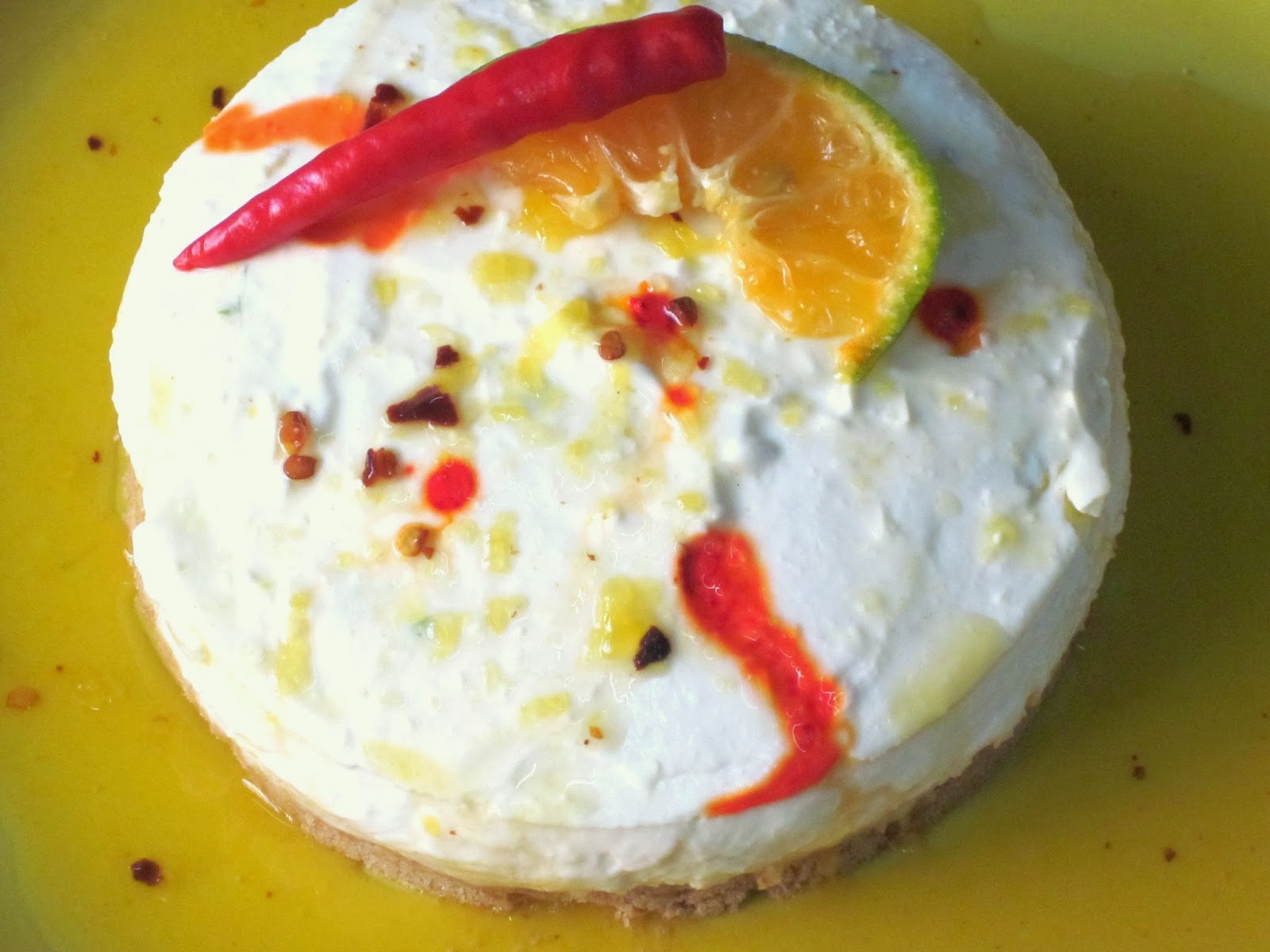 The Tummy Tales: Citrus and Chilli Cheese Cake-Celebrating one year of ...
