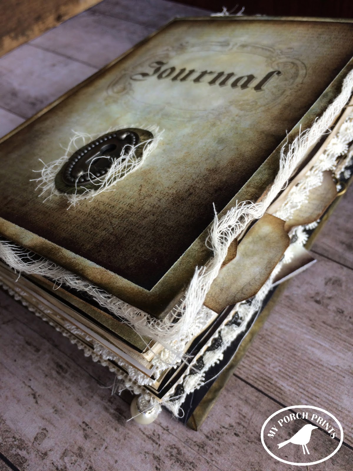 My Porch Prints: "Mysterious Woman" Junk Journal from My Porch Prints