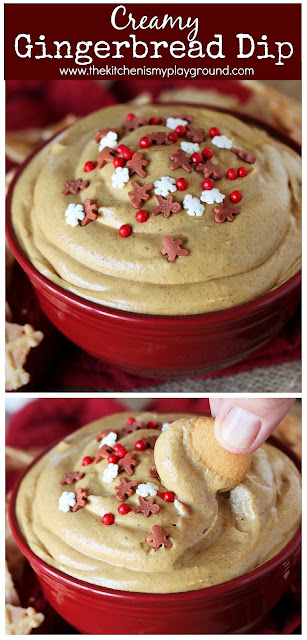 Creamy Gingerbread Dip | The Kitchen is My Playground