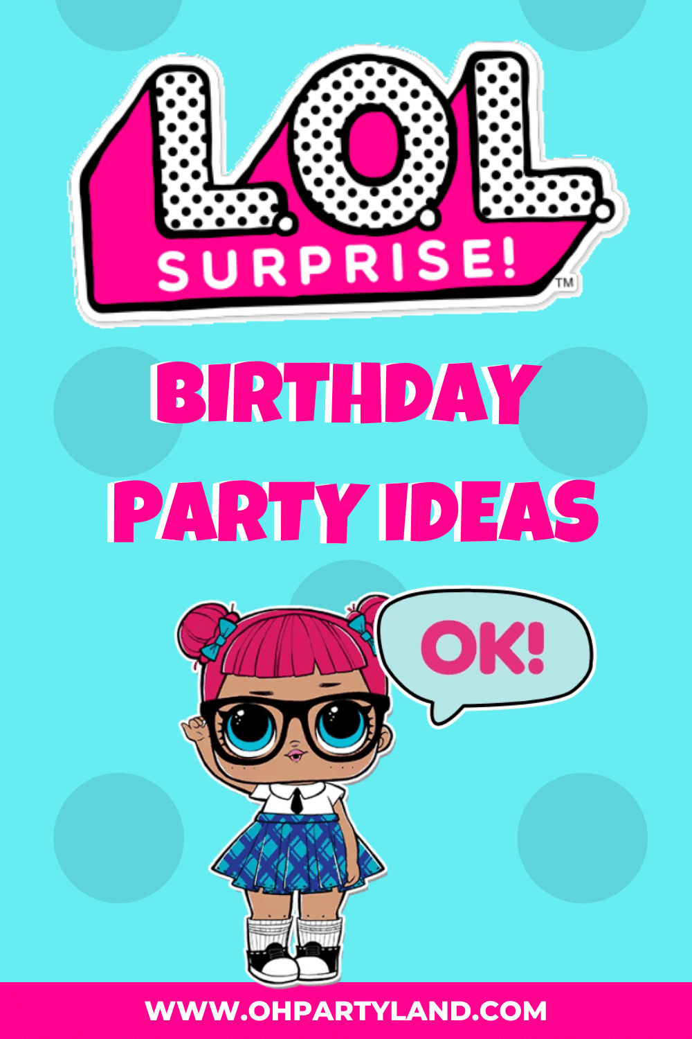 Free printable LOL Surprise Numbers - oh partyland