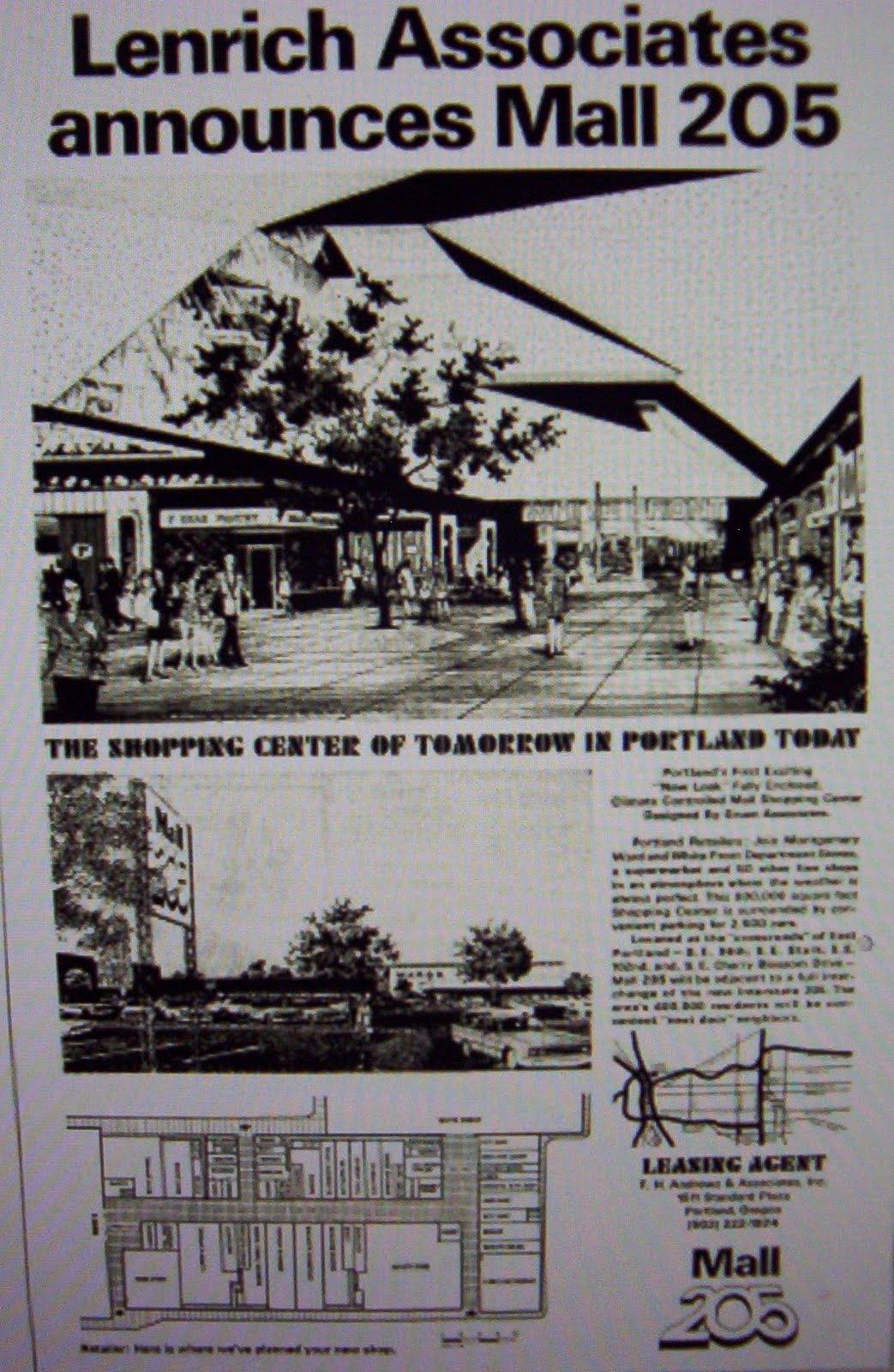 Old Mall 205 Facts and History Page: Mall 205 Opens in 1970