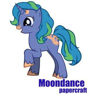My Little Pony Moondance Papercraft | Papercraft Paradise | PaperCrafts ...
