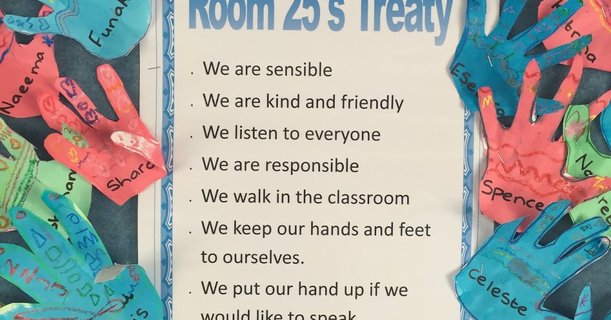 Room 25 Blog : Classroom Treaty