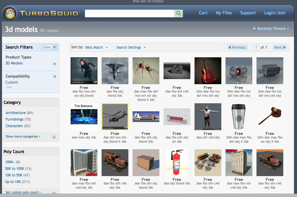 Baúl de Recursos: Objetos 3D gratis