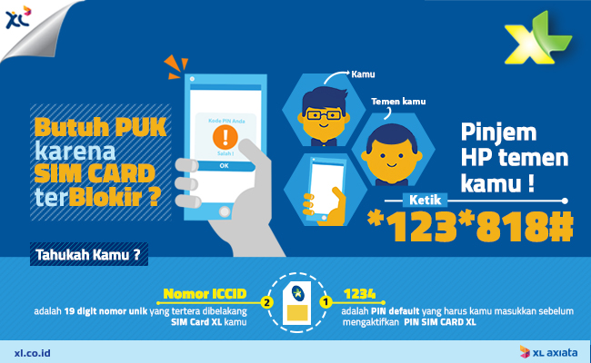 Cara Mengetahui Kode PUK Kartu sim XL yang Terblokir | Panduan Bisnis Pulsa