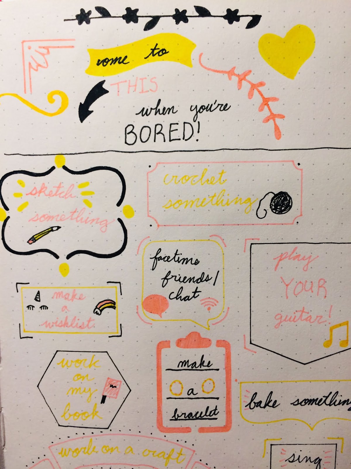 Fun Bullet Journal Page Ideas: Vol 2