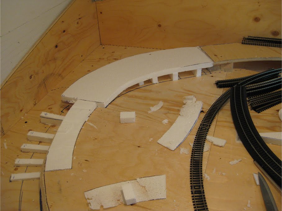Laying Trackbed - Part II - TY'S MODEL RAILROAD