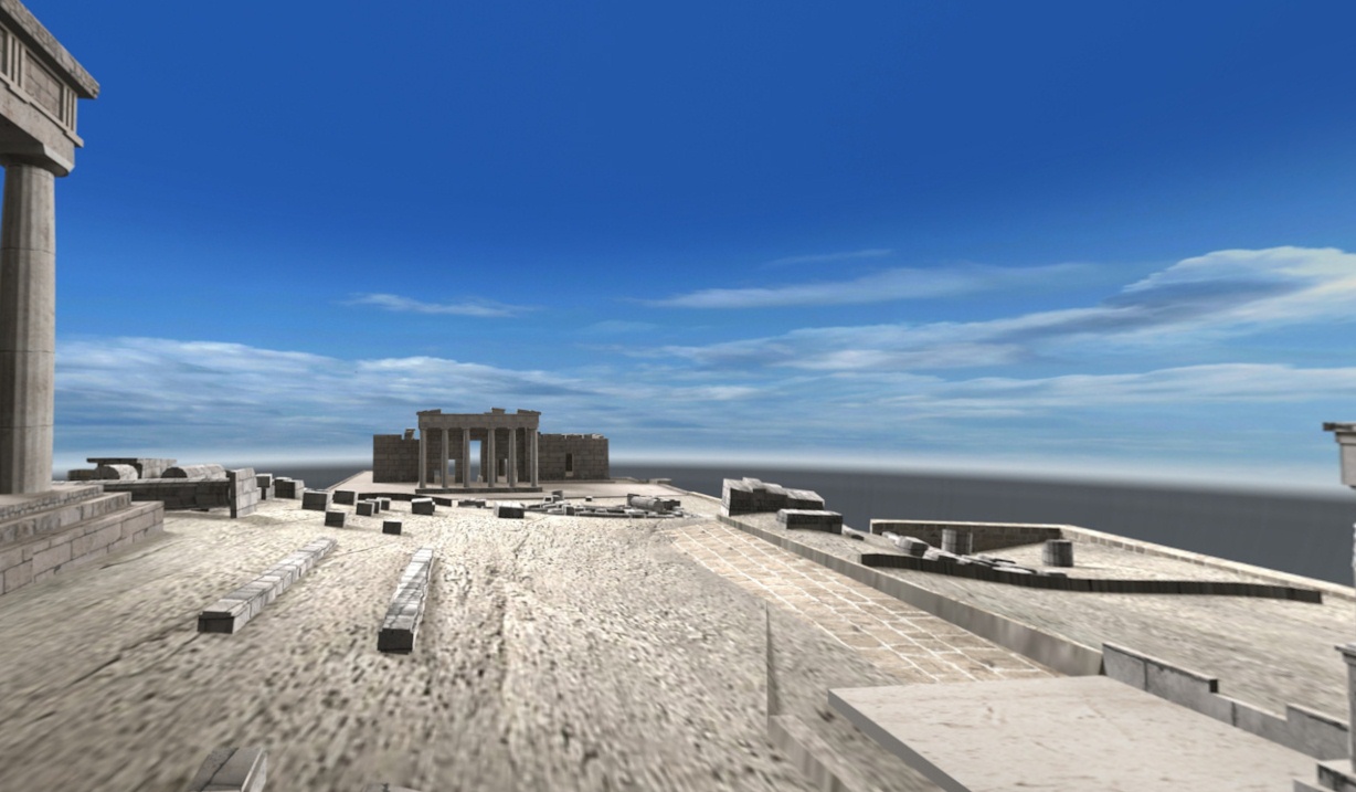 Warren Sparrow: 3D panorama of the ruins of the Parthenon