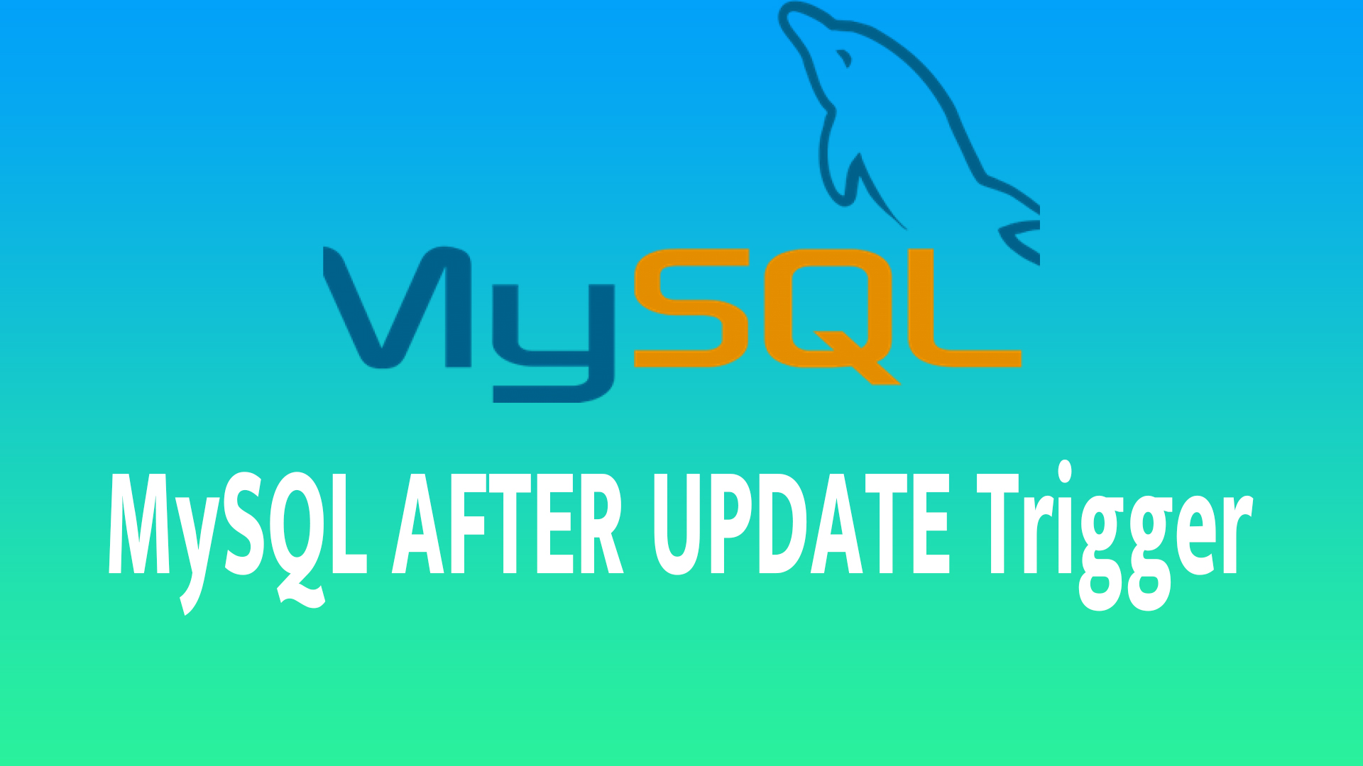 Mysql After Update Trigger