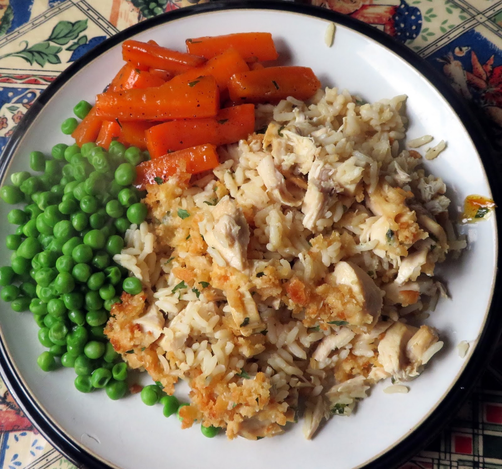 Garlic Cheddar Chicken & Rice Bake | The English Kitchen