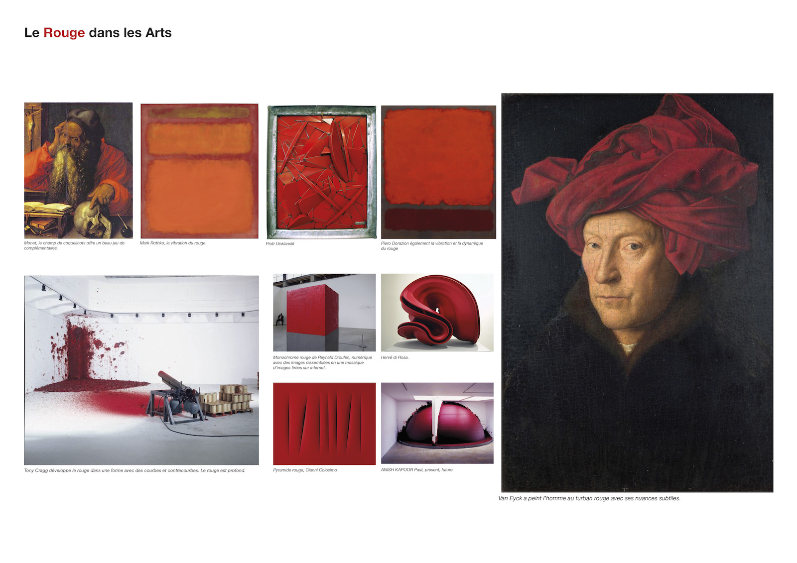 M- DA VEIGA: TRAVAUX // explorer la couleur dans l'art