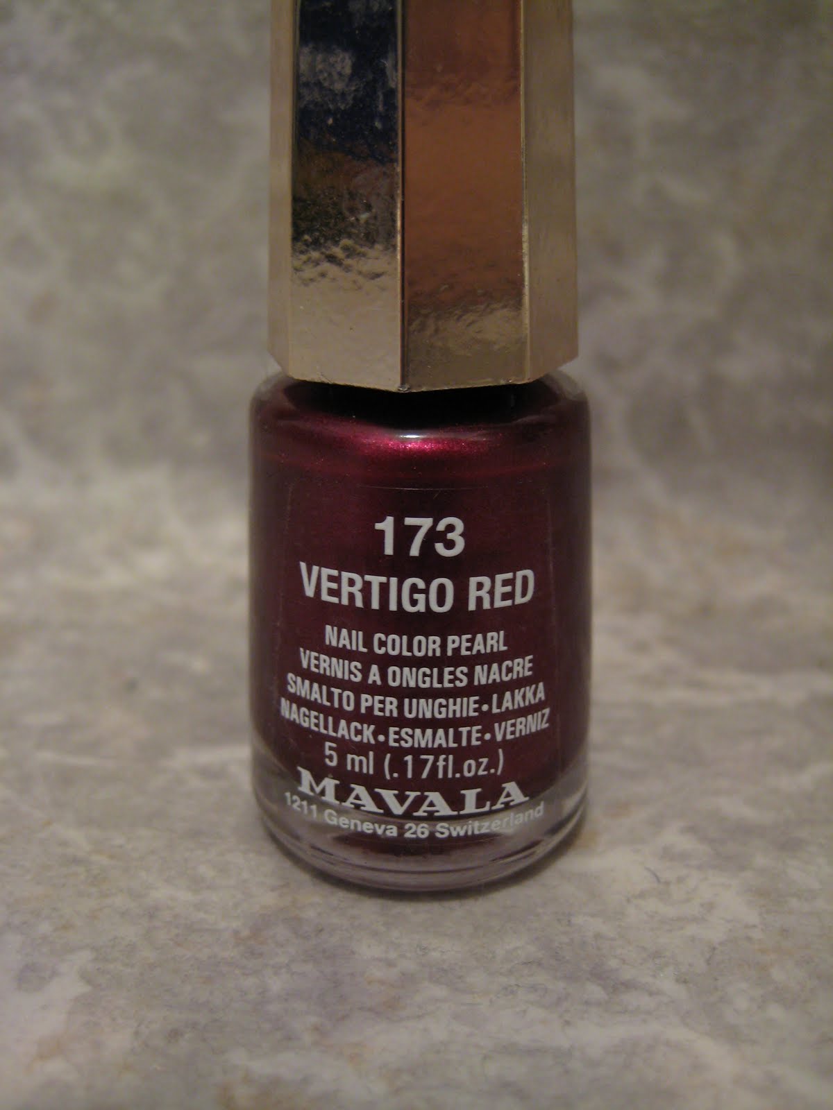Past, Present, Future: Mavala Vertigo Red #173
