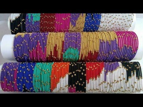 Colorful bangles sets