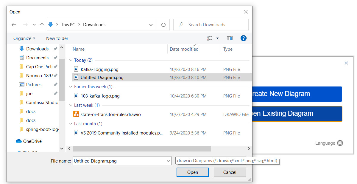 Diagram definition and image in one file with draw.io editable PNG files.