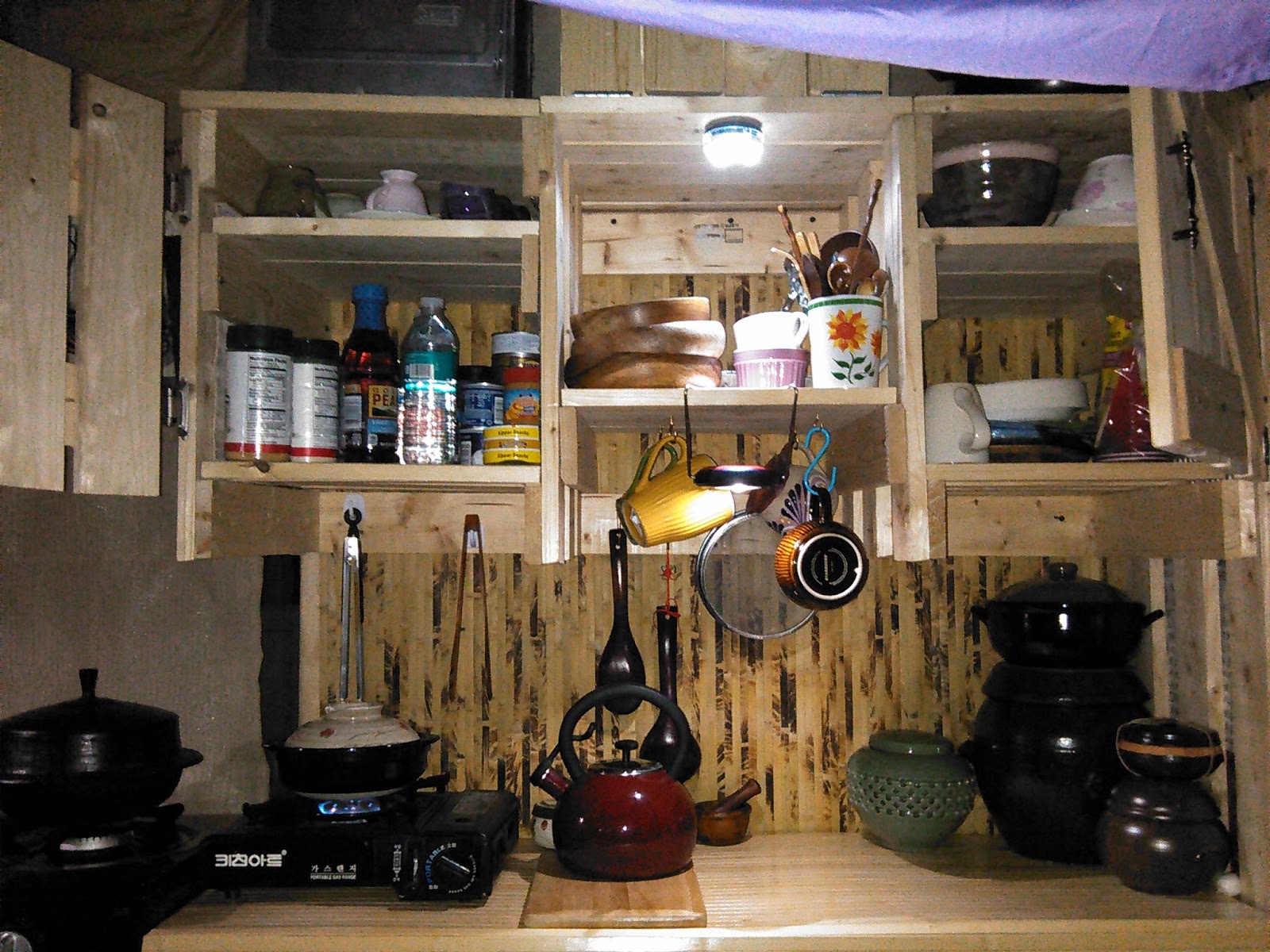 Nine Lives To Freedom (or something like that): DIY Tiny Off-grid Kitchen