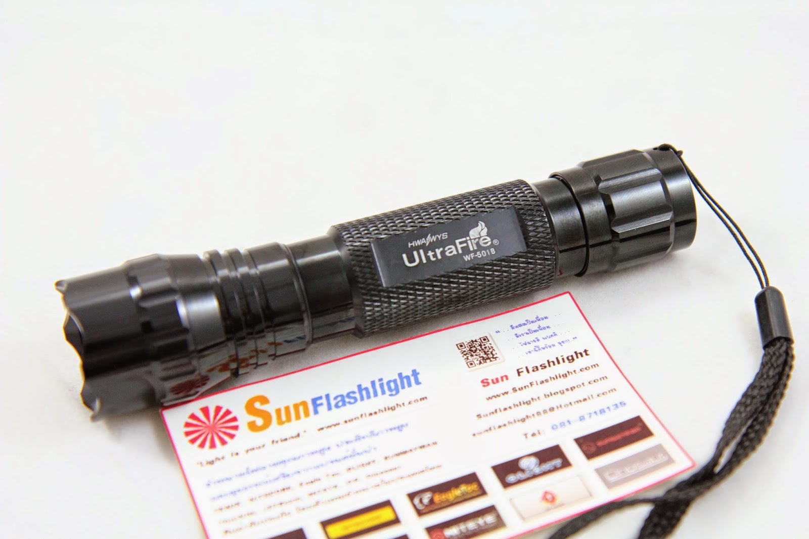 Sun Flashlight จำหน่าย ไฟฉายประสิทธิภาพสูง: ไฟฉาย UV Ultrafire 501B Wave