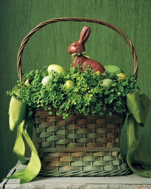 Over The Moon: Vintage Easter Baskets