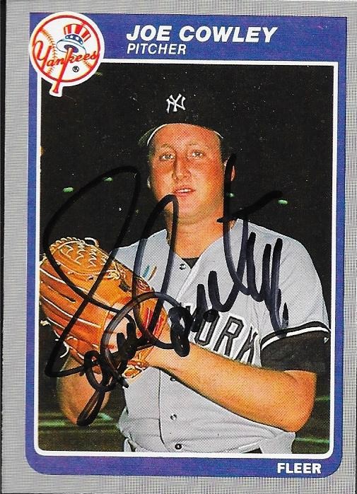 foul bunt: TTM Success - Joe Cowley