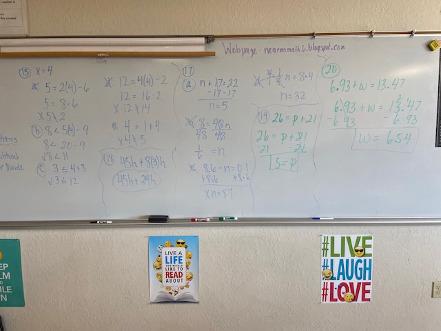 Mrs. Negron 6th Grade Math Class: Module 11 Study Guide